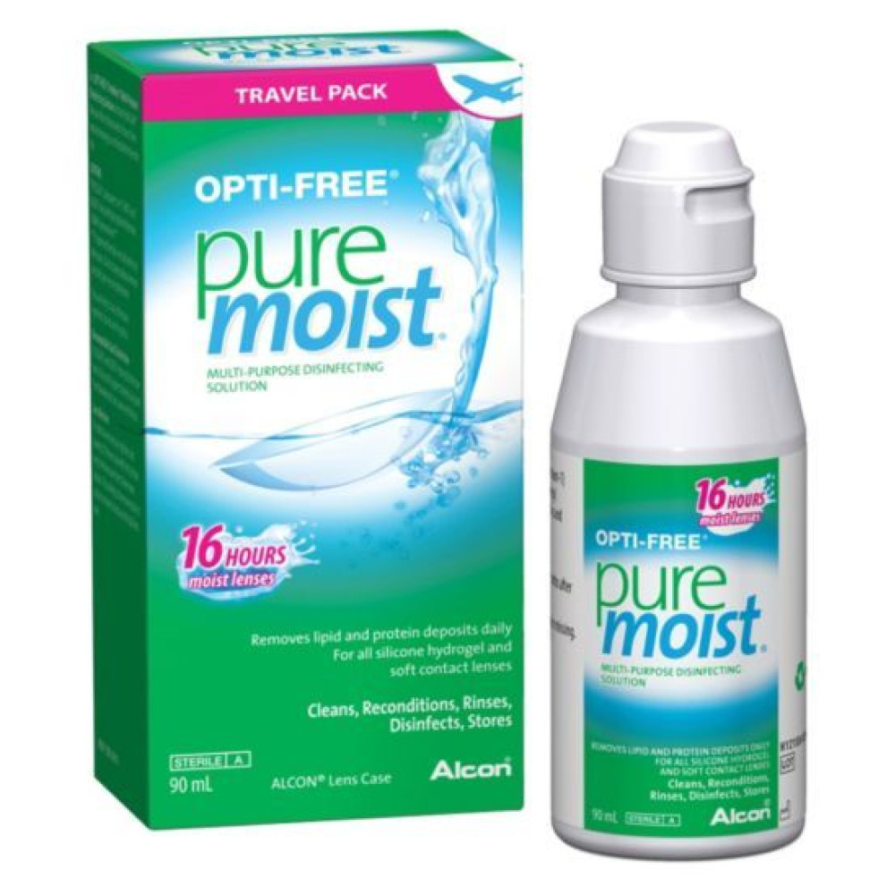 Opti-Free PureMoist Contact Lens Solution 90ml - Birkenhead ...
