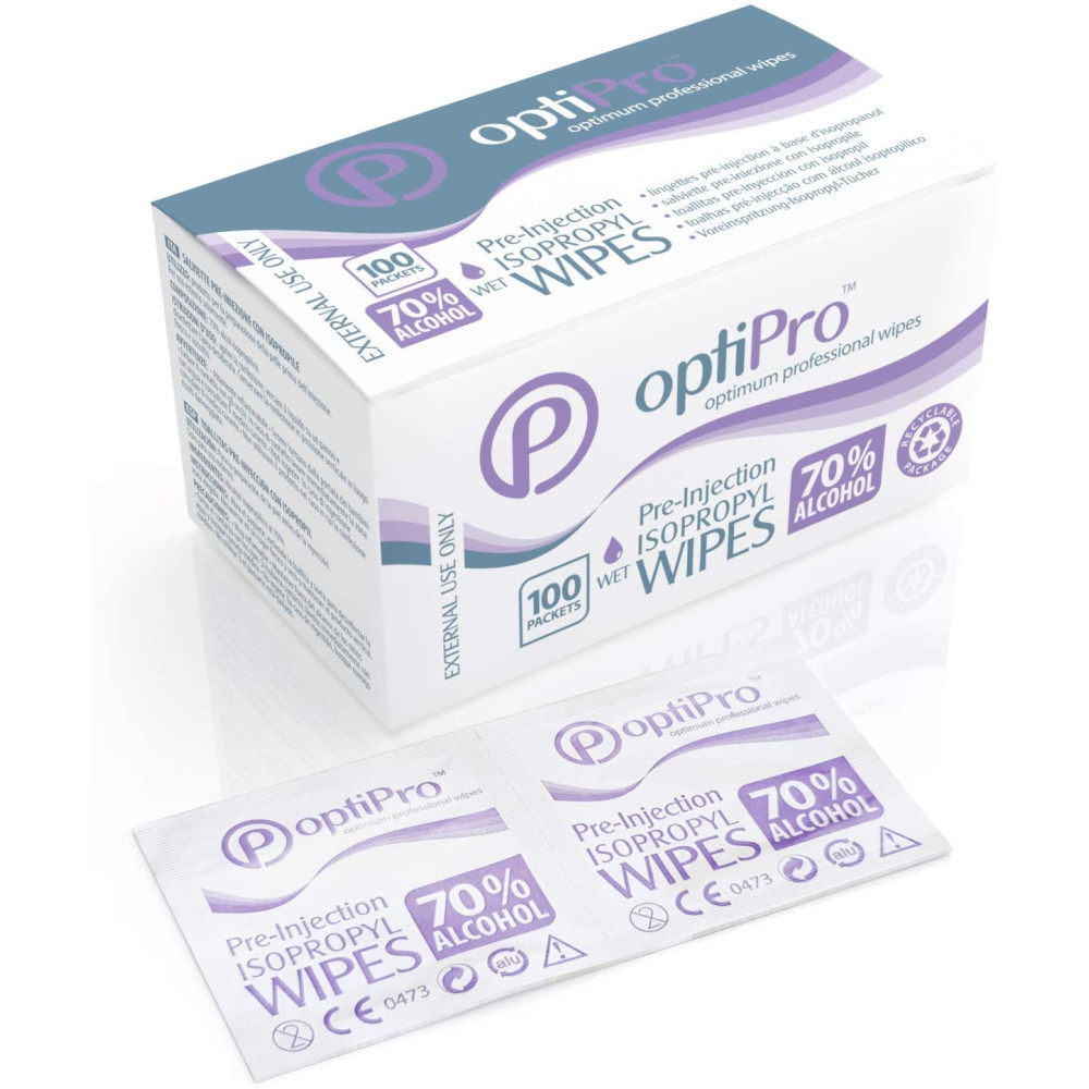 OptiPro Alcohol Isopropyl Swabs | Birkenhead HealthPlus