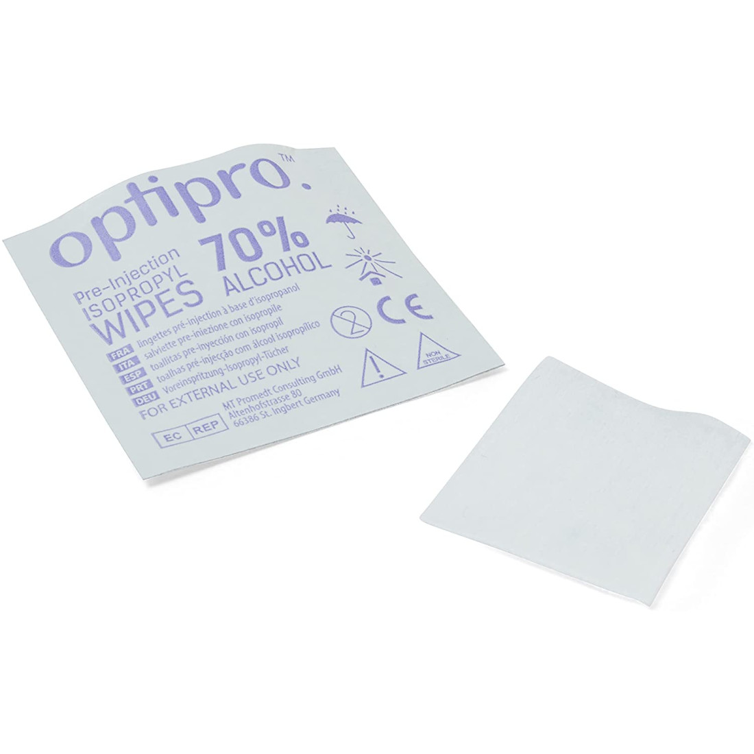OptiPro Alcohol Isopropyl Swabs | Birkenhead HealthPlus