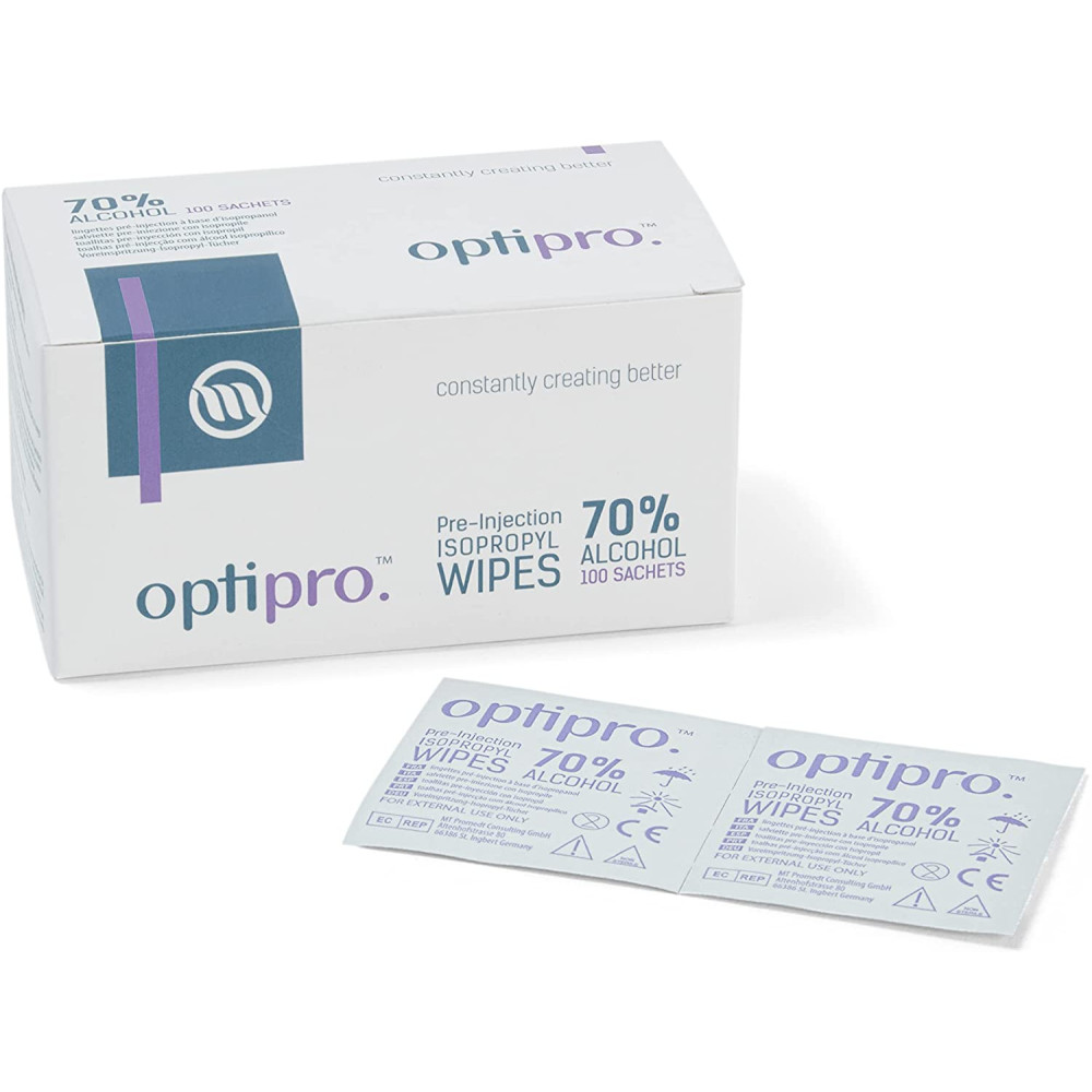 OptiPro Alcohol Isopropyl Swabs | Birkenhead HealthPlus