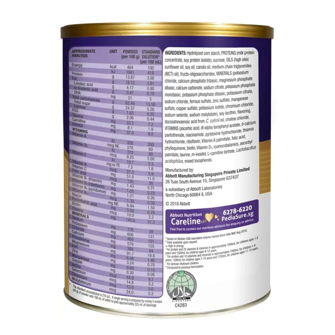 Pediasure Powder Vanilla 850g | Birkenhead HealthPlus