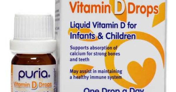 Puria Vitamin D Drops for Infants & Children 90 Drops ...