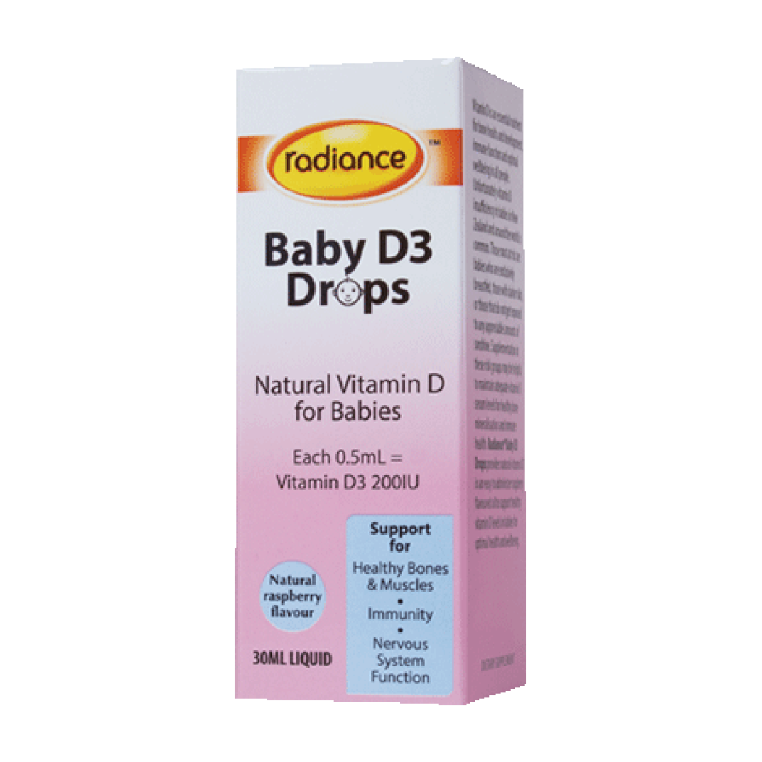 Radiance Baby D3 Drops 30ml - Birkenhead Health Plus