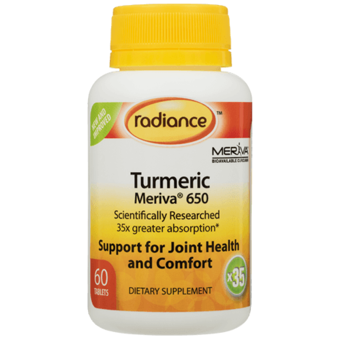 Radiance Turmeric Meriva 650mg 60 Tablets - Birkenhead Health ...