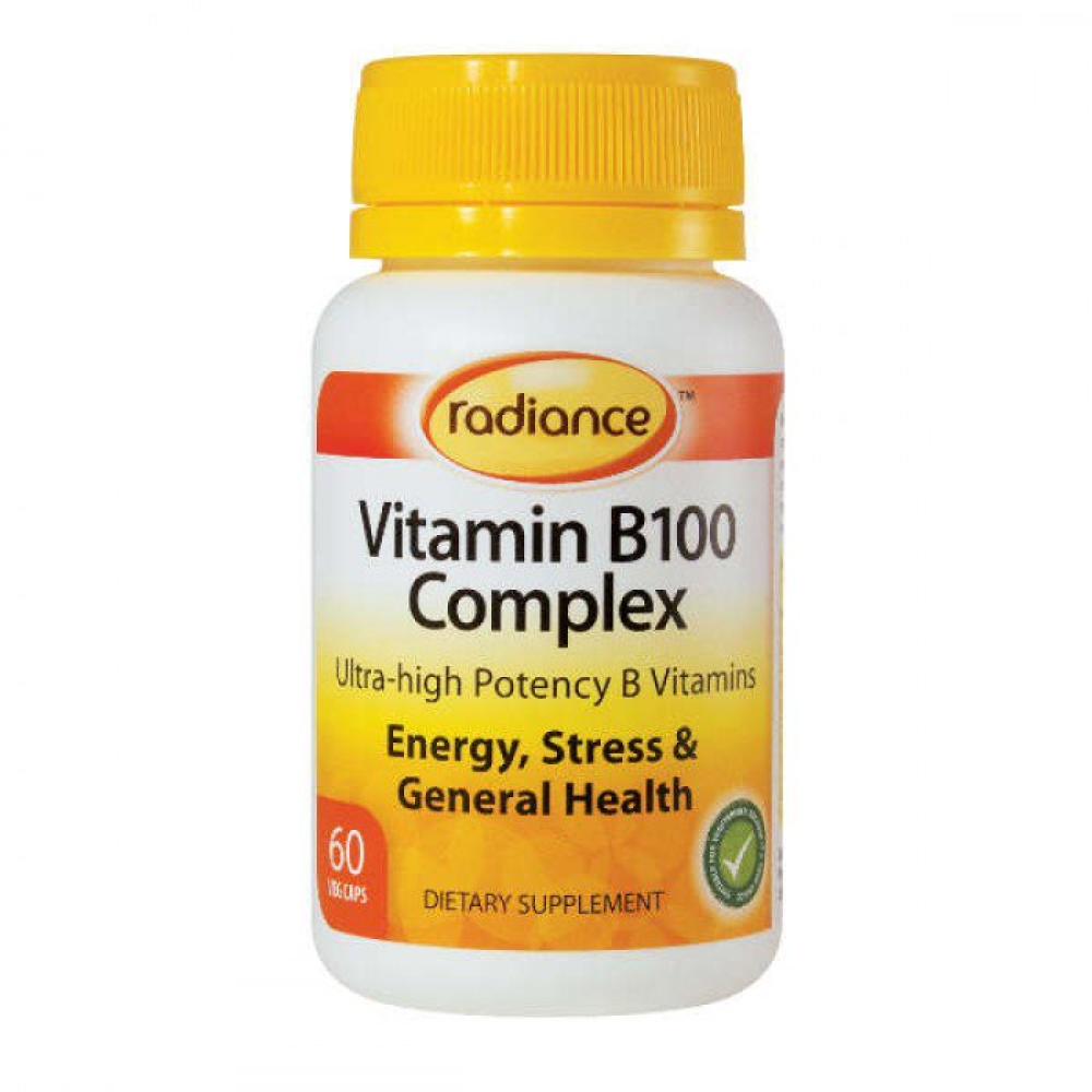 Radiance Vitamin B100 Complex 60 Capsules - Birkenhead Health ...