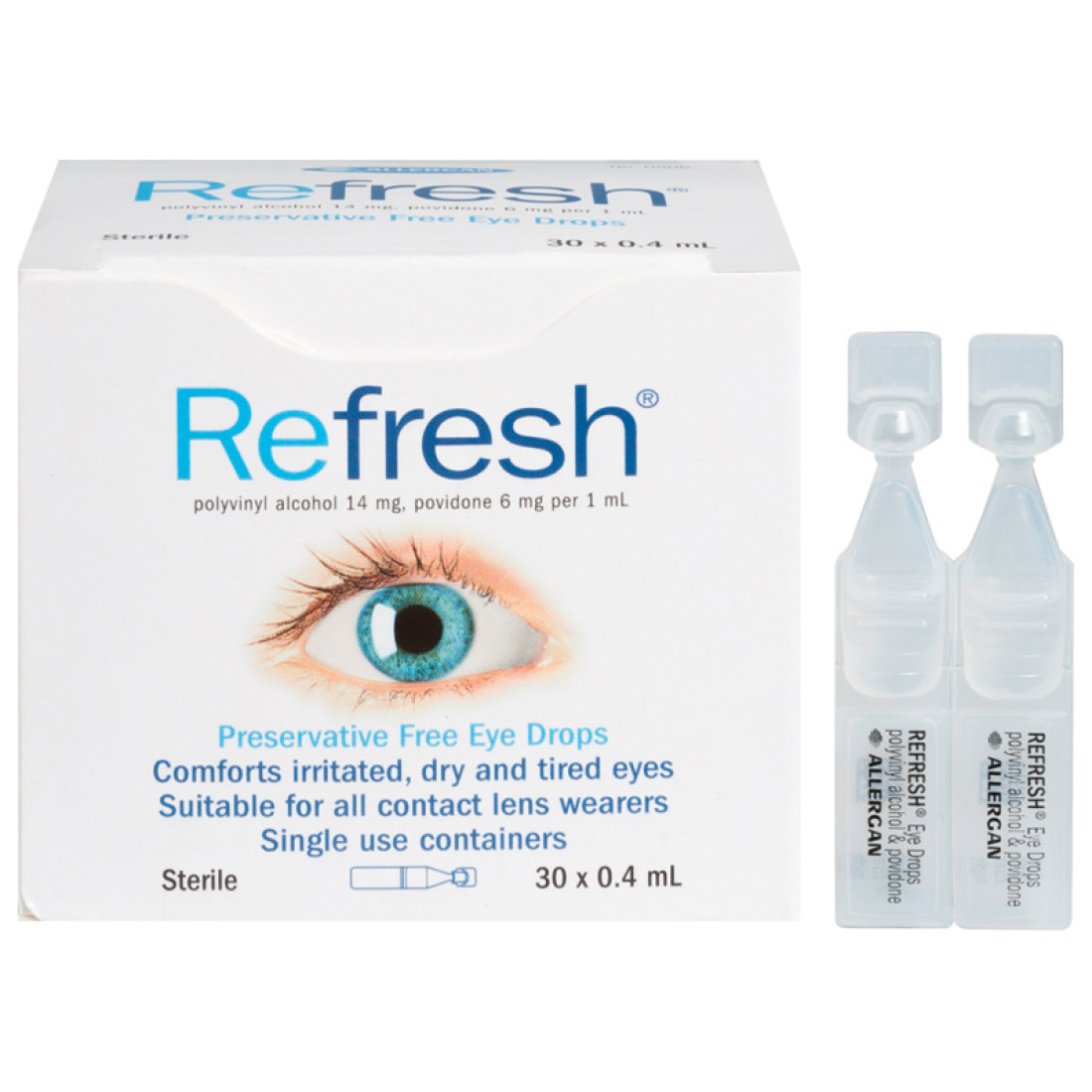 Refresh Eye Drops 30x0.4ml - Birkenhead Health Plus