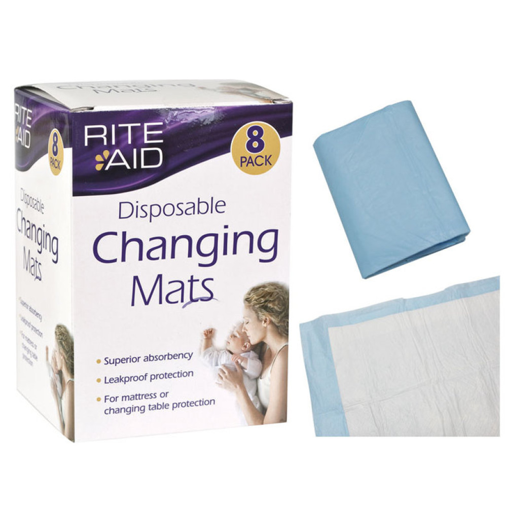 Rite Aid Disposable Changing Mats 6 Pack - Birkenhead Health ...