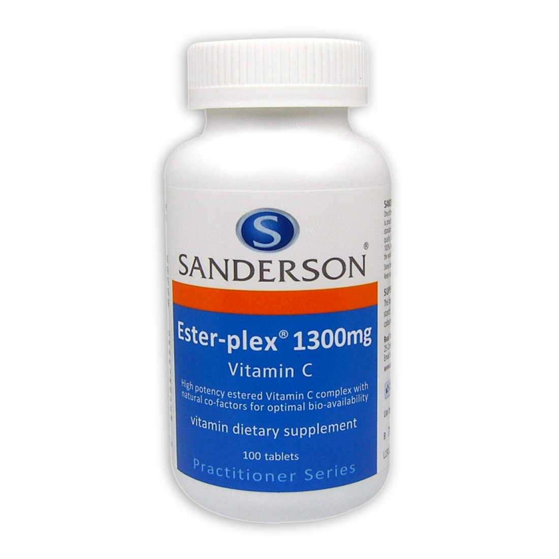 Sanderson Ester-Plex Vitamin C 1300mg 100 Tablets - Birkenhead ...