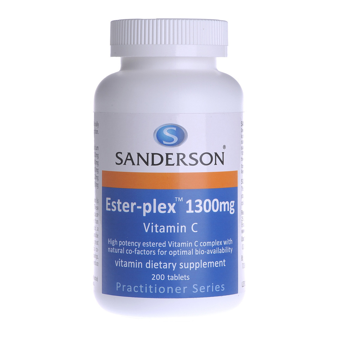Sanderson Ester-Plex Vitamin C 1300mg 200 Tablets - Birkenhead ...