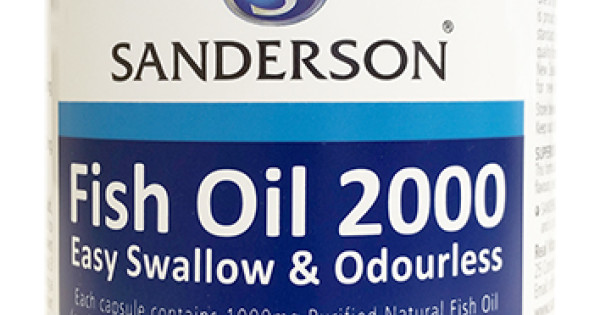 Sanderson Fish Oil 2000mg 220 Capsules - Birkenhead Health ...