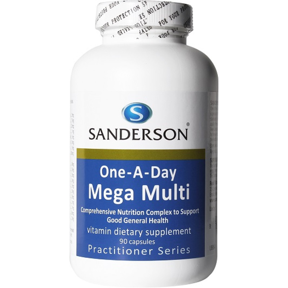 Sanderson Mega Multivitamin 90 Capsules - Birkenhead Health ...