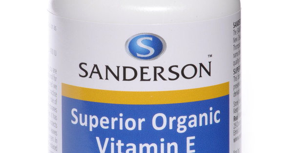 Sanderson Superior Organic Vitamin E 400iu 90 Capsules