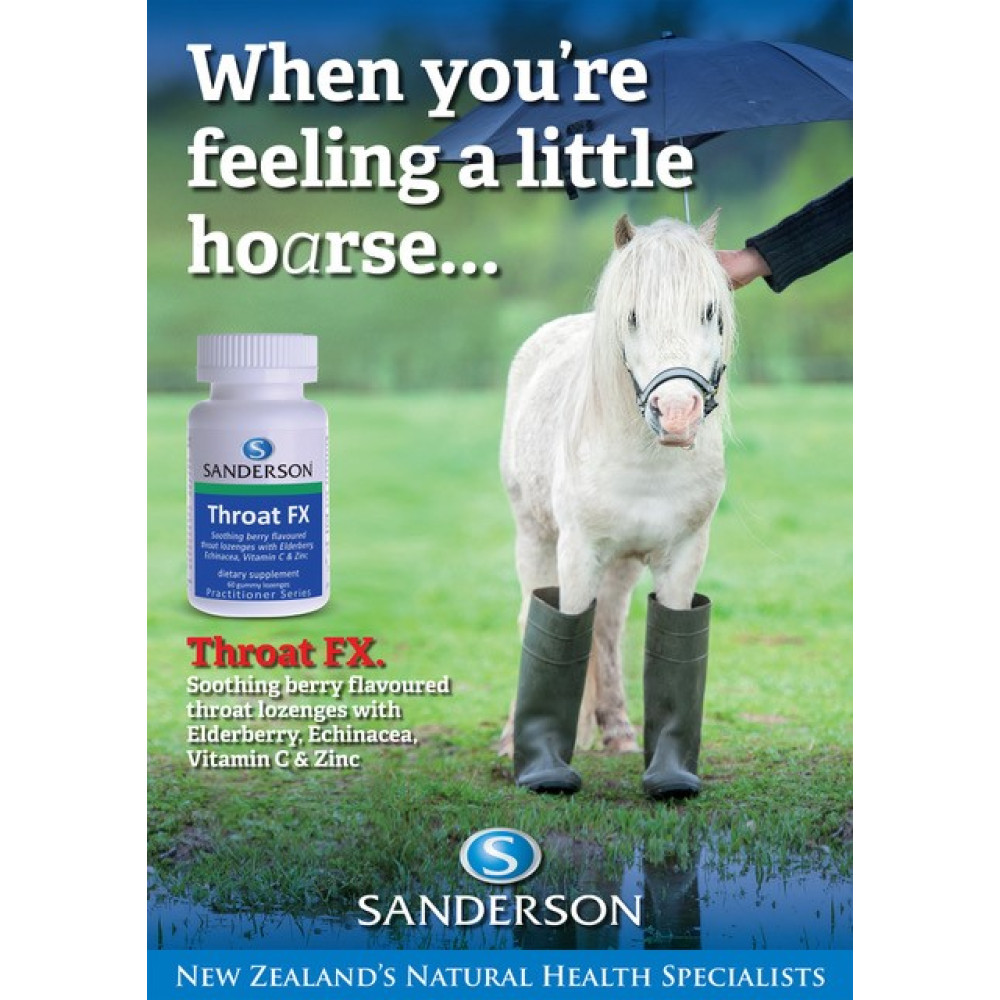 Sanderson Throat FX Gummy Lozenges 60s - Birkenhead Health ...