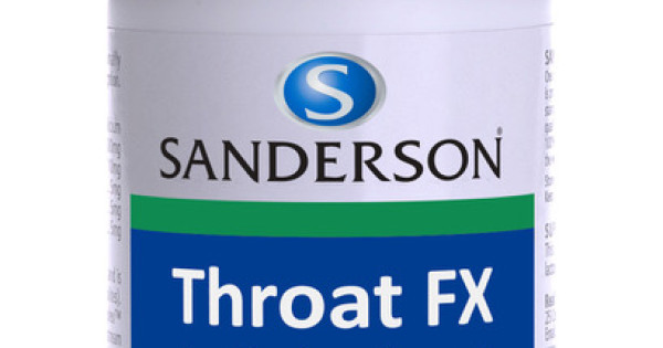 Sanderson Throat FX Gummy Lozenges 60s - Birkenhead Health ...