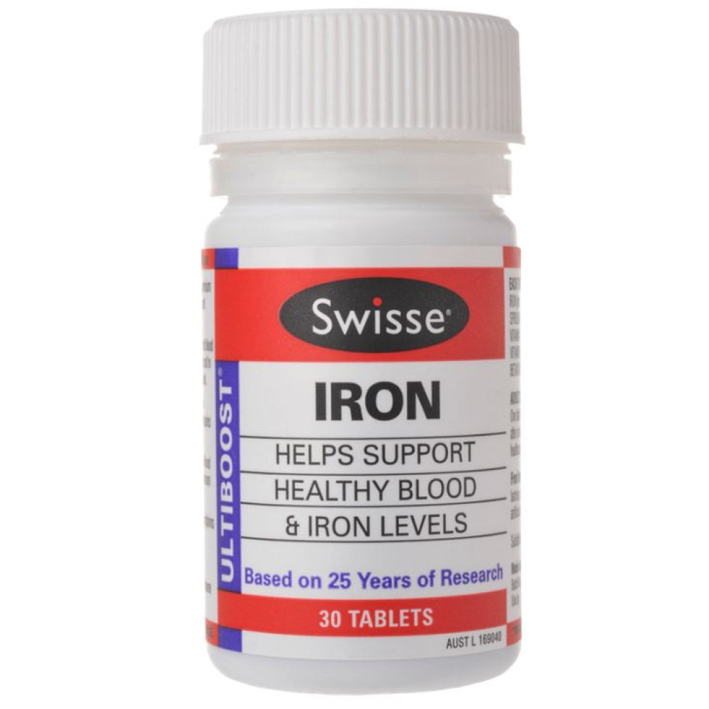Swisse Iron 30 Tablets - Birkenhead Health Plus