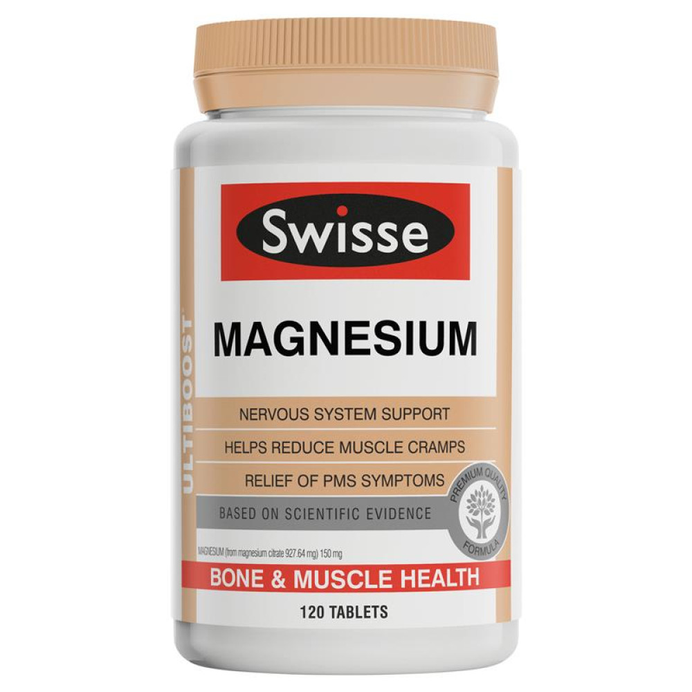 Swisse Ultiboost Magnesium 120 Tablets - Birkenhead Health ...