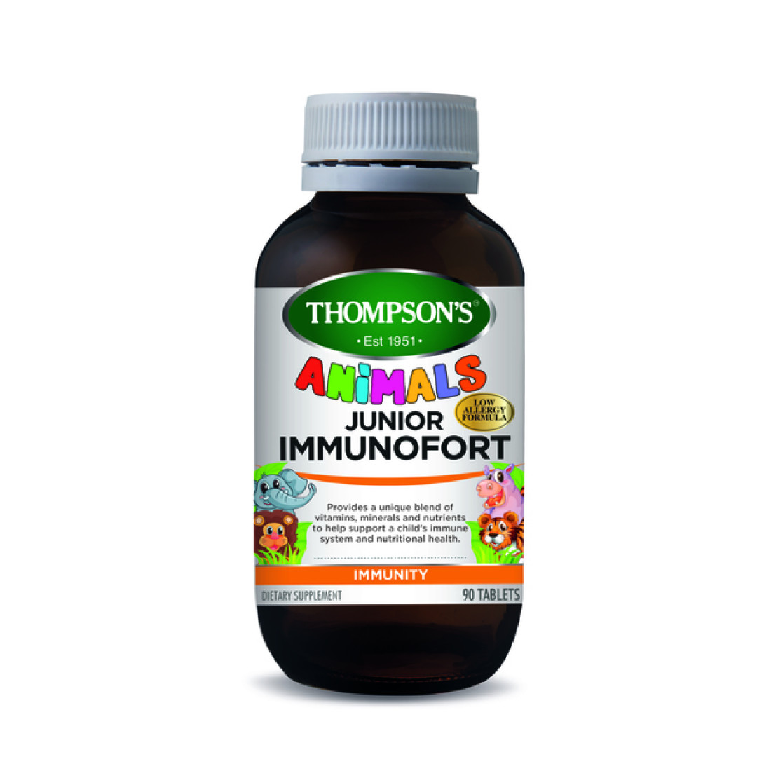 Thompson's Junior Immunofort Animals 90 Tablets - Birkenhead ...