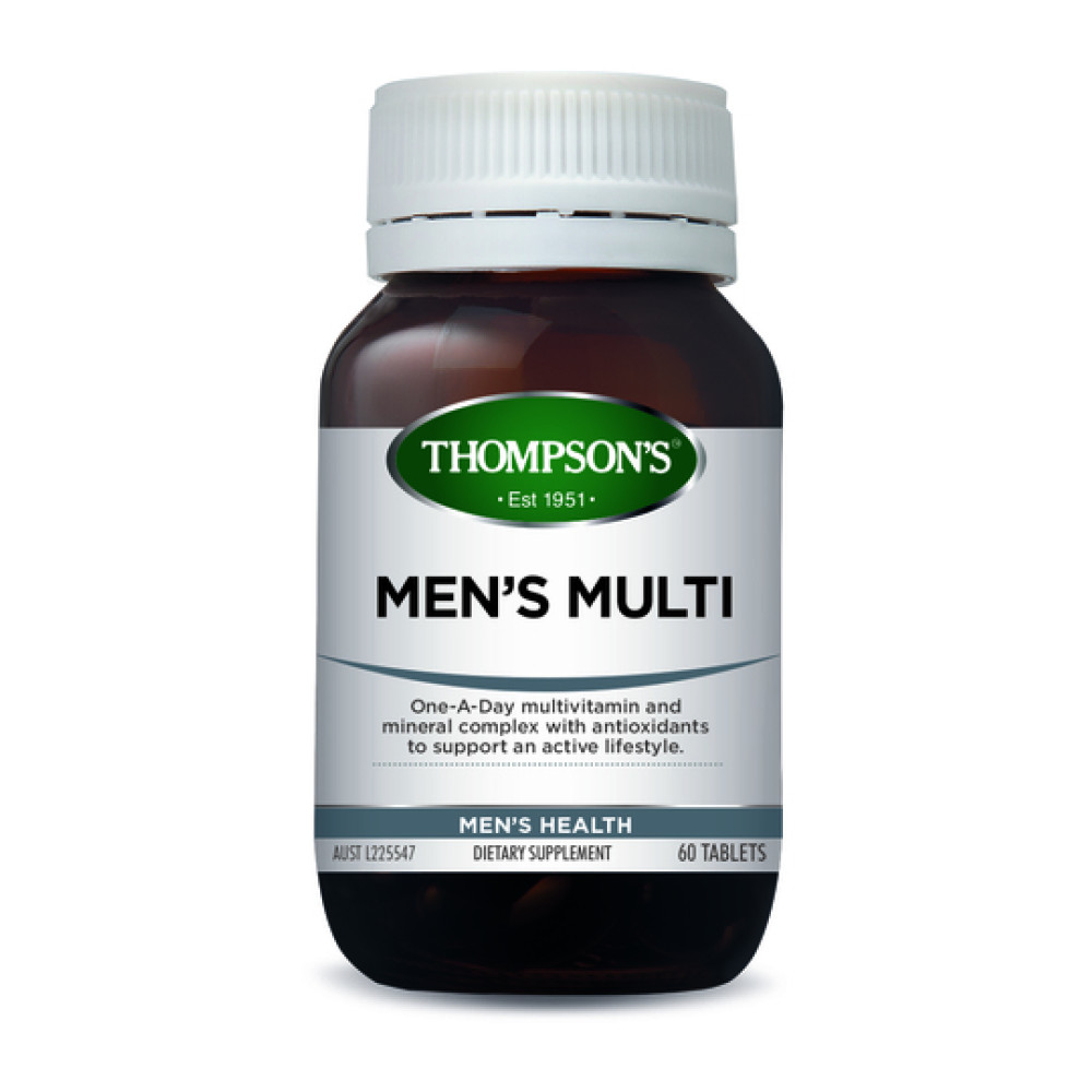 Thompson's Men's Multi One-A-Day 60 Tablets - Birkenhead ...