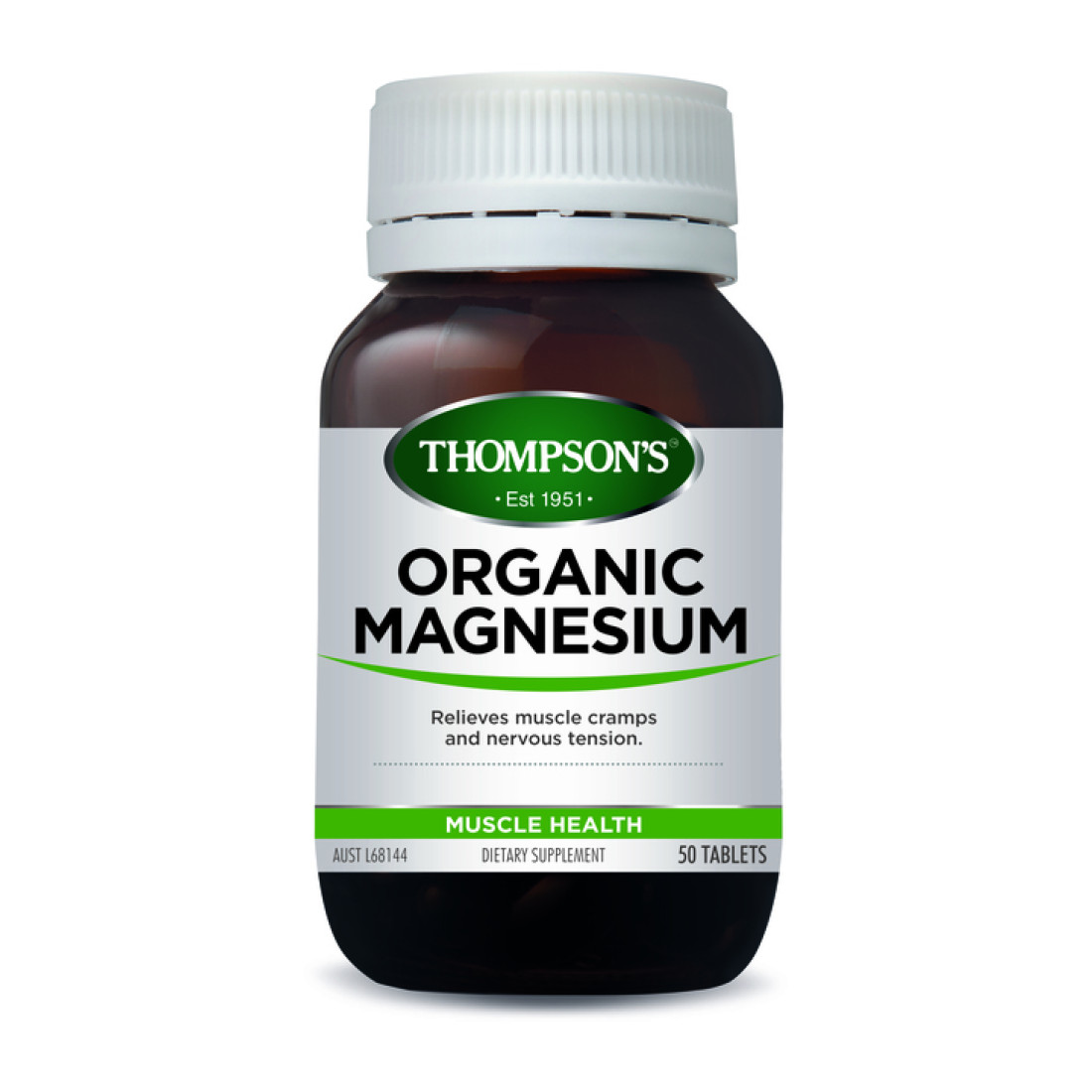 Thompson's Organic Magnesium 50 Tablets - Birkenhead Health ...