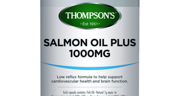 Thompson's Salmon Oil Plus 1000mg 300 Capsules - Birkenhead ...