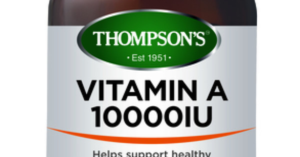 Thompson's Vitamin A 10,000IU 100 Capsules - Birkenhead Health ...