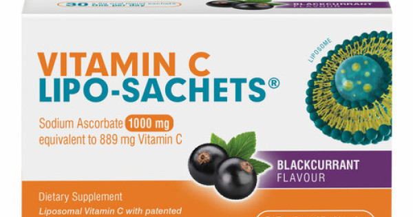 Vitamin C Lipo-Sachets - Blackcurrant | Birkenhead Healt ...